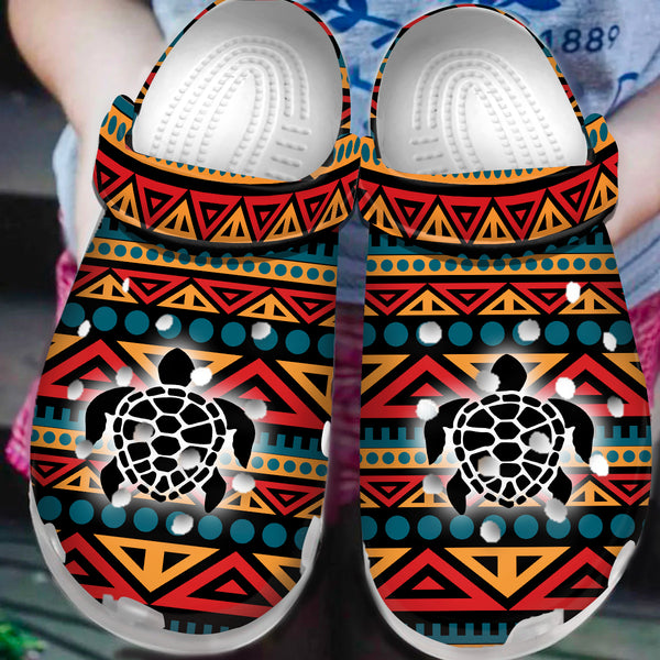 Native Pattern Clog Shoes For Adult and Kid 89206 New - Native Heritage ...