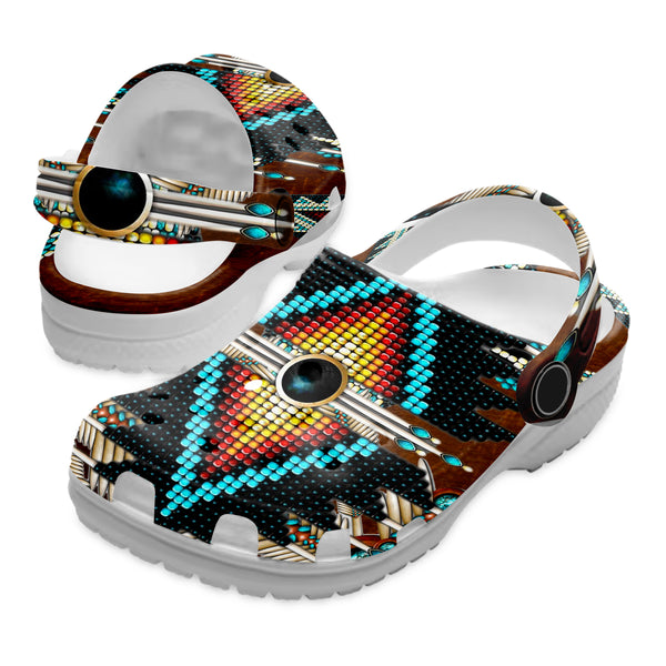 Native Pattern Clog Shoes For Adult and Kid 89168 New - Native Heritage ...