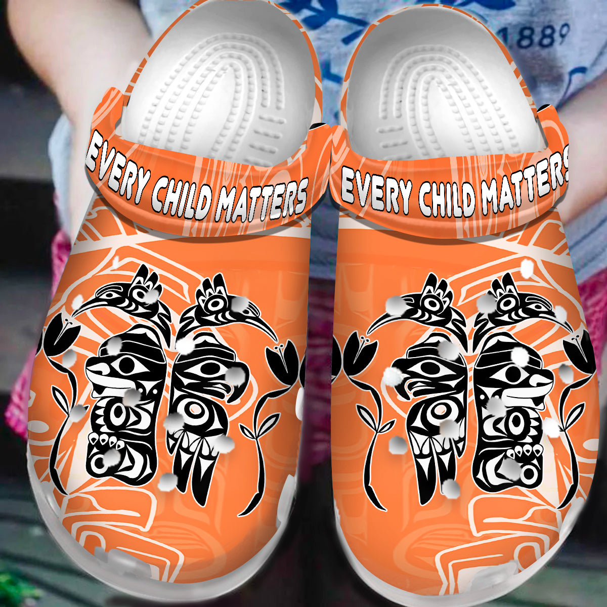 Native Pattern Clog Shoes For Adult and Kid 89252 New – Native Heritage ...