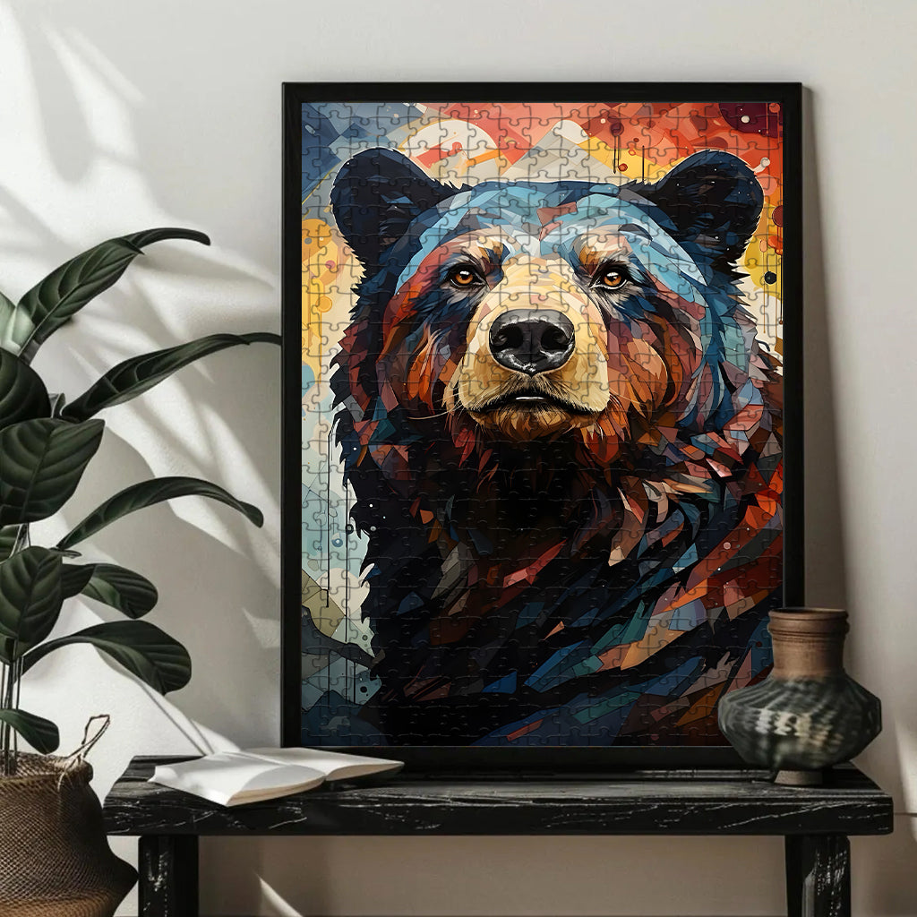 Bear – Wooden Jigsaw Puzzle (300 / 500 / 1000 Pieces) – Native Heritage ...