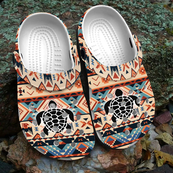 Native Pattern Clog Shoes For Adult and Kid 89205 New - Native Heritage ...