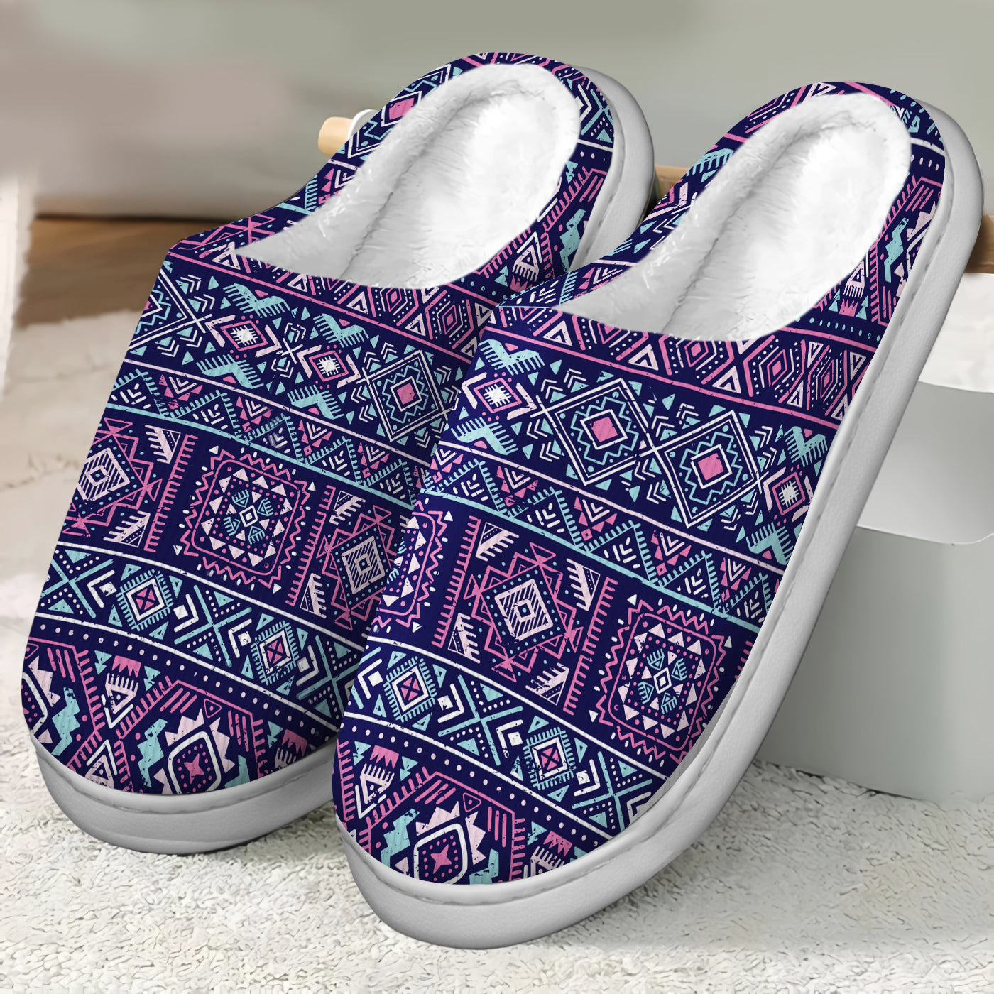 Plush Slippers 89076 – Native Heritage Store