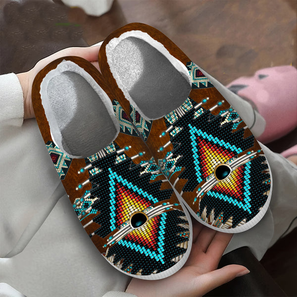 Plush Slippers 89049 - Native Heritage Store
