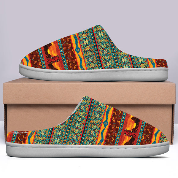 Plush Slippers 89055 - Native Heritage Store