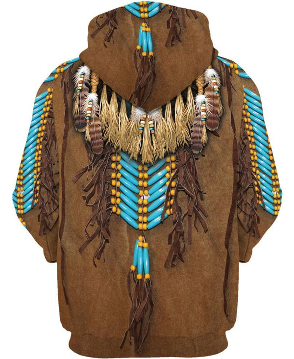 Welcome Native Store Unisex Hoodie Brown Native American Pattern ...