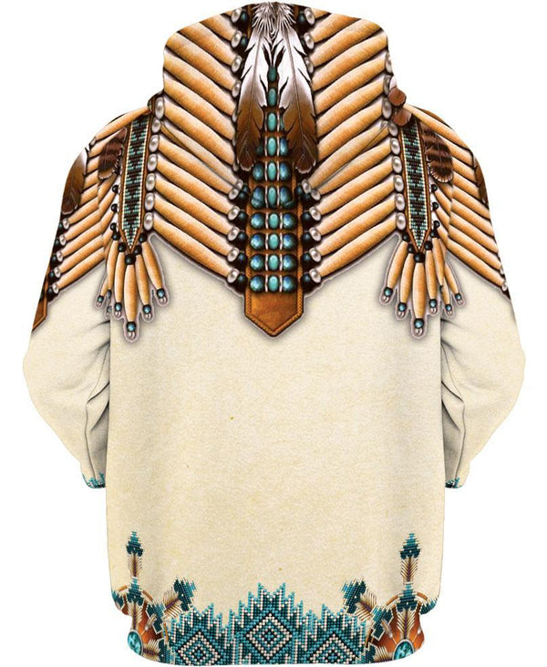 Welcomenative Unisex Hoodie Native Pattern size S-5XL Premium Polyester ...