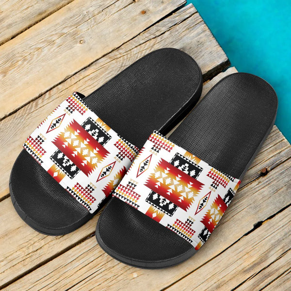 Pattern Native American Slide Sandals NBD - Native Heritage Store