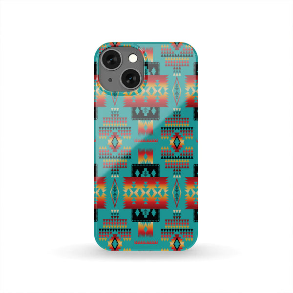 Blue Native Tribes Pattern Native American Phone Case NBD - Native ...