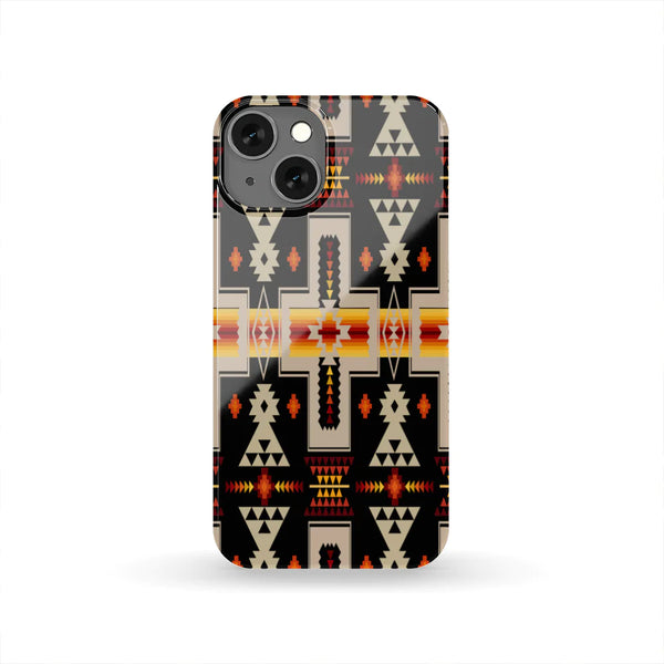 Black Tribe Design Native American Phone Case NBD - Native Heritage Store