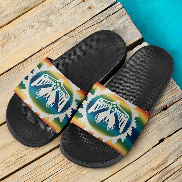 Pattern Native American Slide Sandals NBD - Native Heritage Store