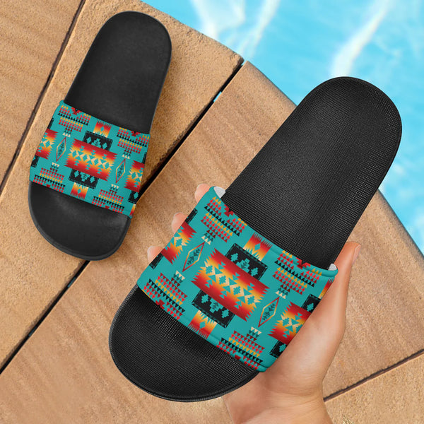 Pattern Native American Slide Sandals NBD - Native Heritage Store
