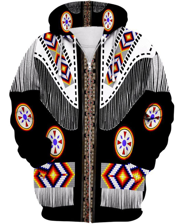 Jackettee Unisex Hoodie Native Pattern size S-5XL Premium Polyester ...