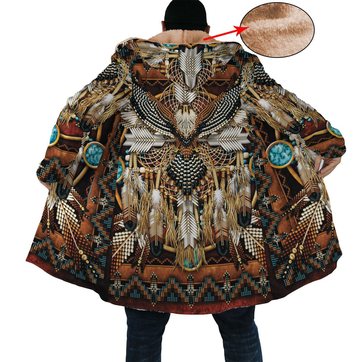 Amazing Feather Native Cloak - Native Heritage Store