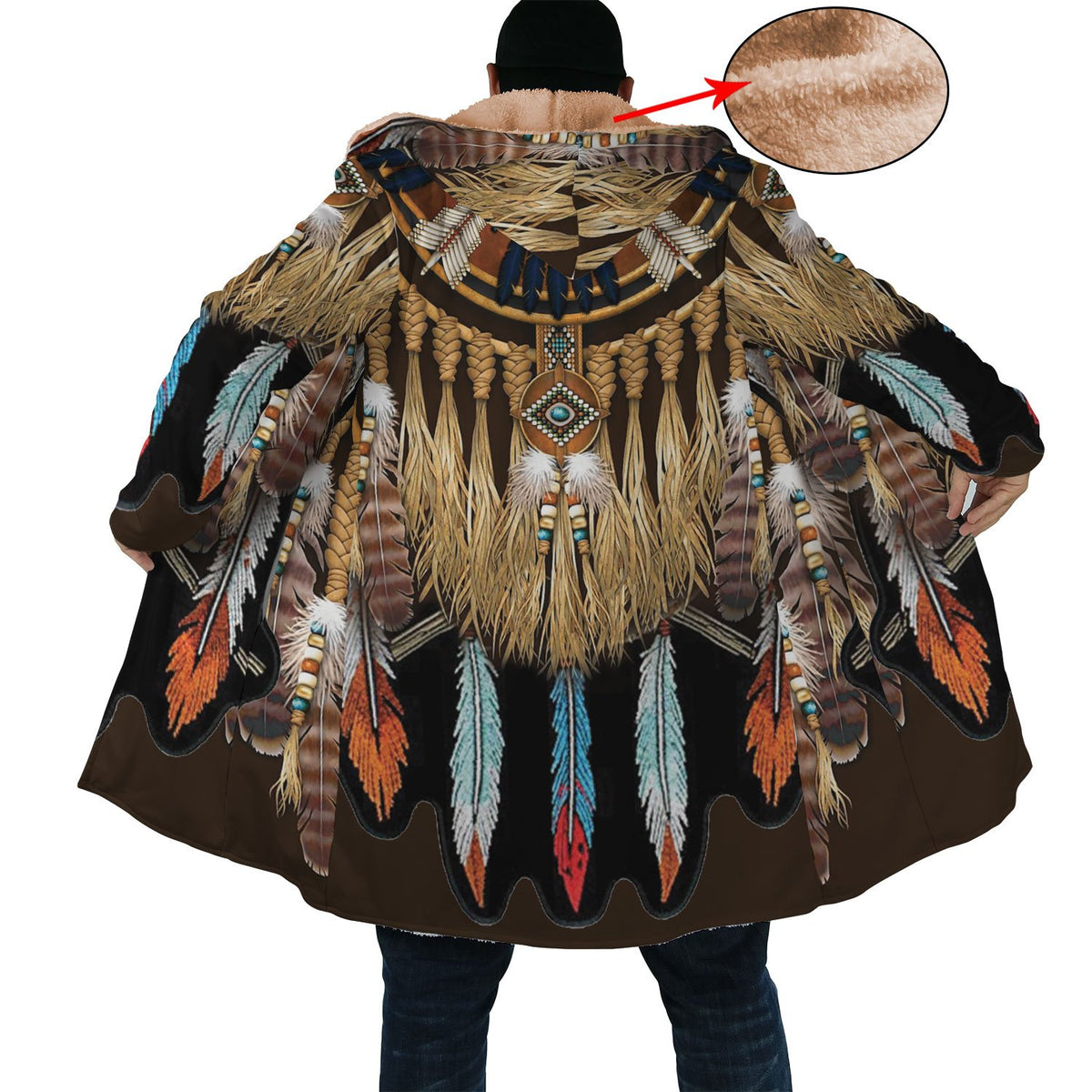 Feather Native Cloak - Native Heritage Store