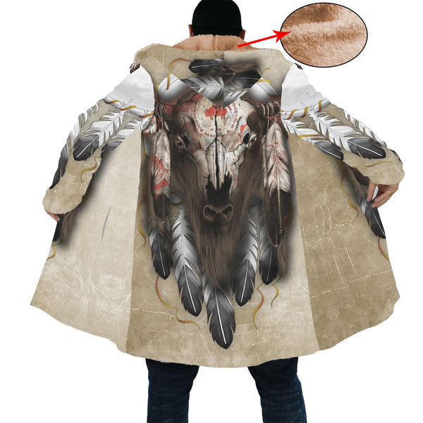 Buffalo Feather Native Cloak - Native Heritage Store