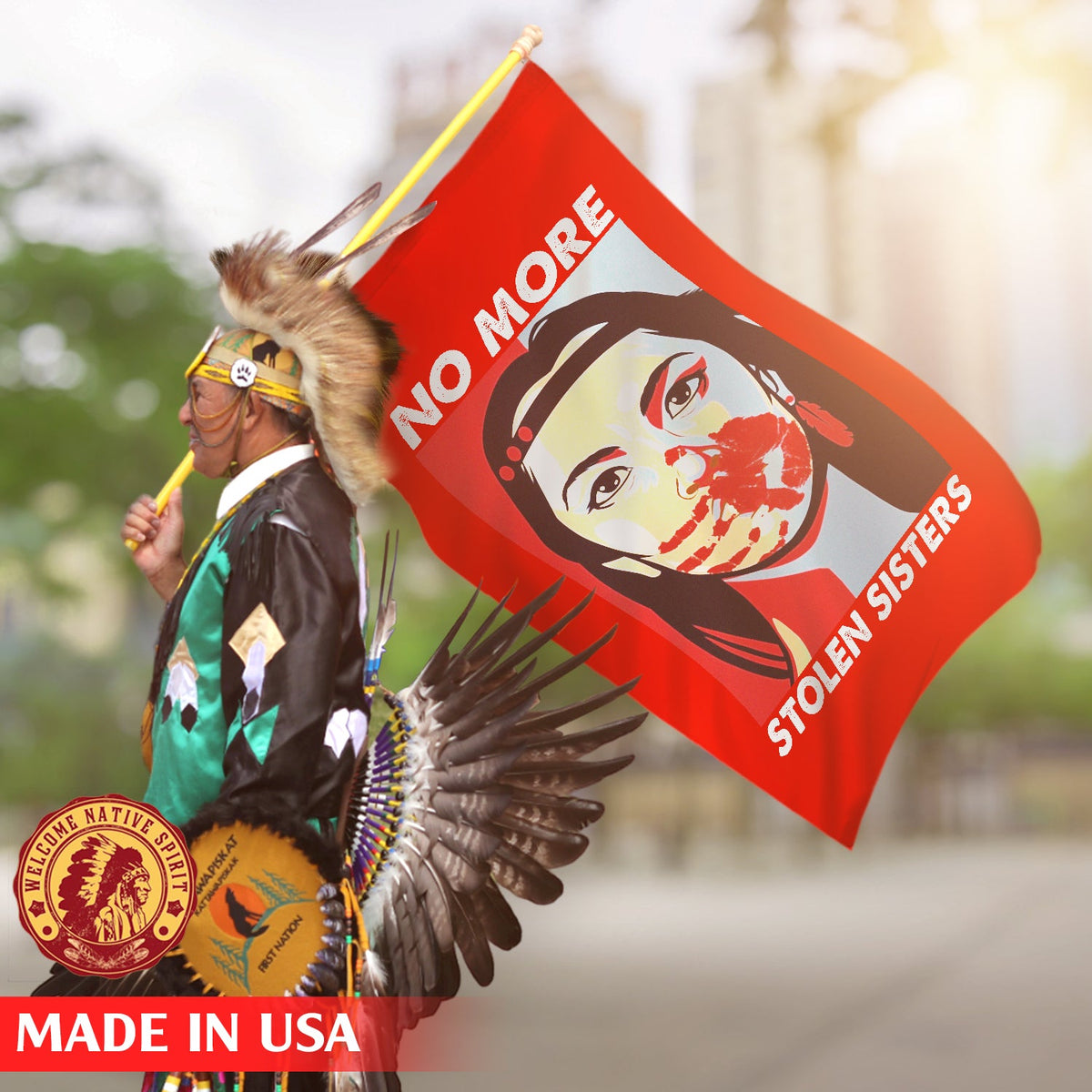 Missing And Murdered Indigenous Women Garden House Flag #MMIW - Native ...